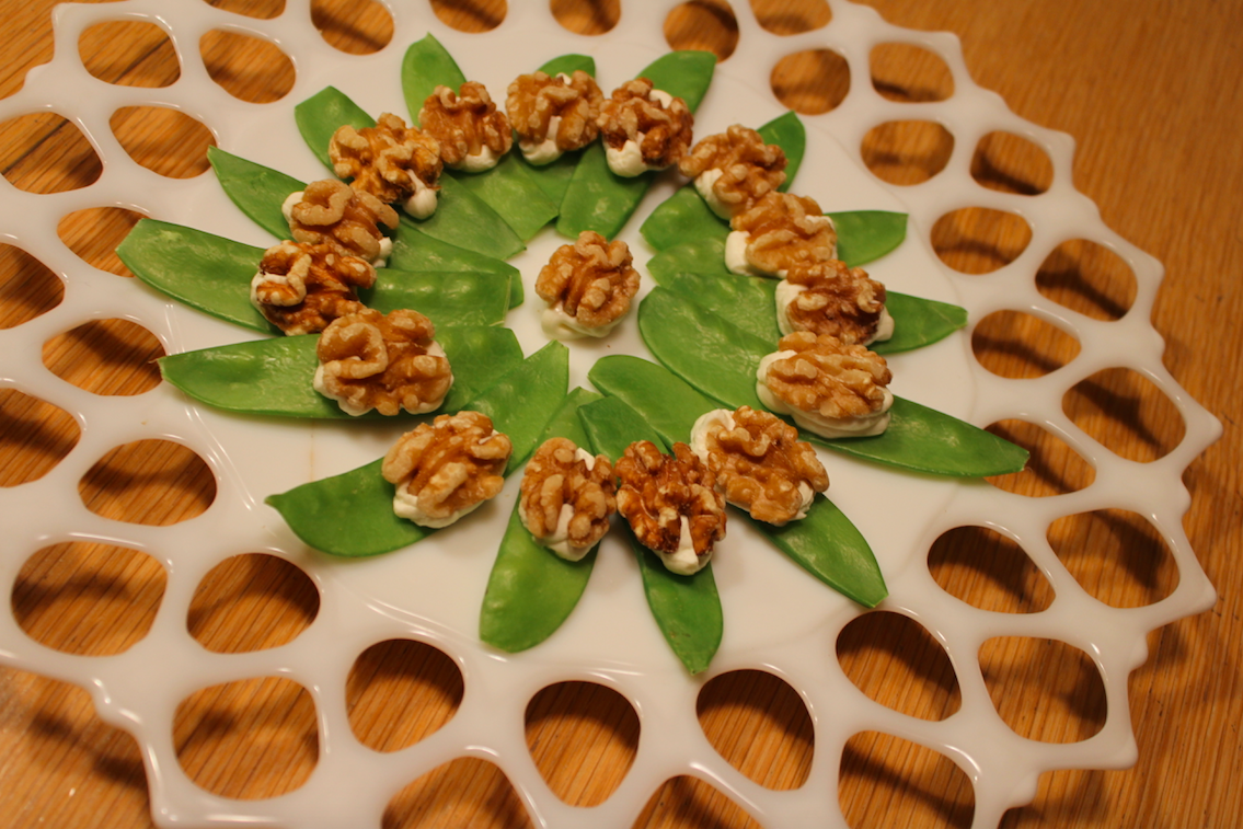Caroline Ivester’s Snow Pea Appetizers – Palazzo Family Cookbook